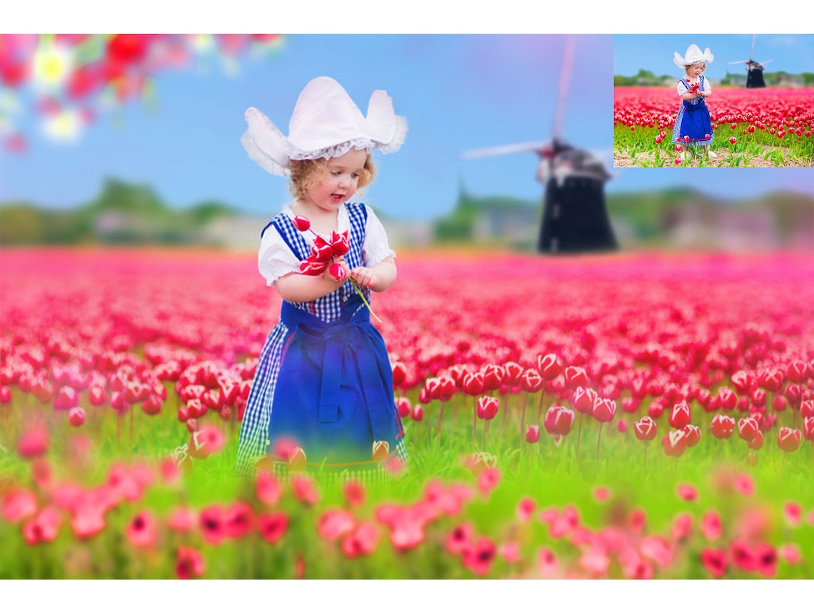 51 Pink Flower Overlaysphotoshop Summer Overlaysdigital | Etsy