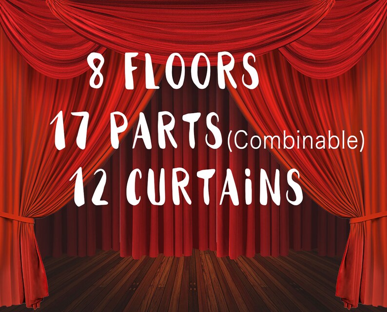 Curtain Overlay: Stage Curtain, Theatre Curtains, Stage Background ...