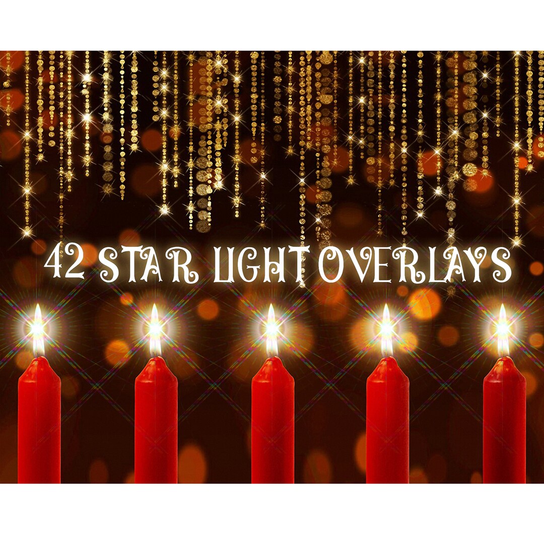 42 Starlight Overlayschristmas Starlight Overlays, Candlelight Overlay ...