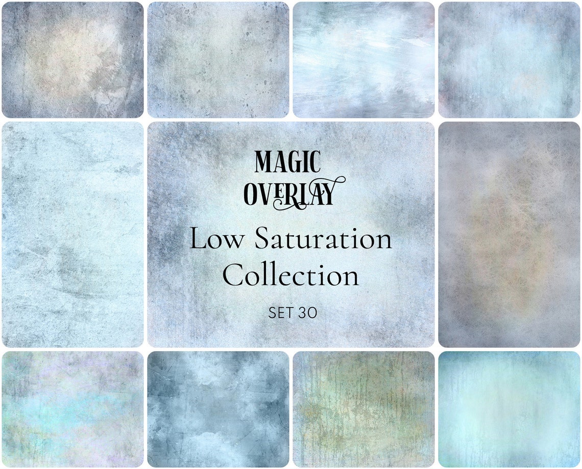 30 Low Saturation Digital Backdrop Fade Color Texture Black - Etsy