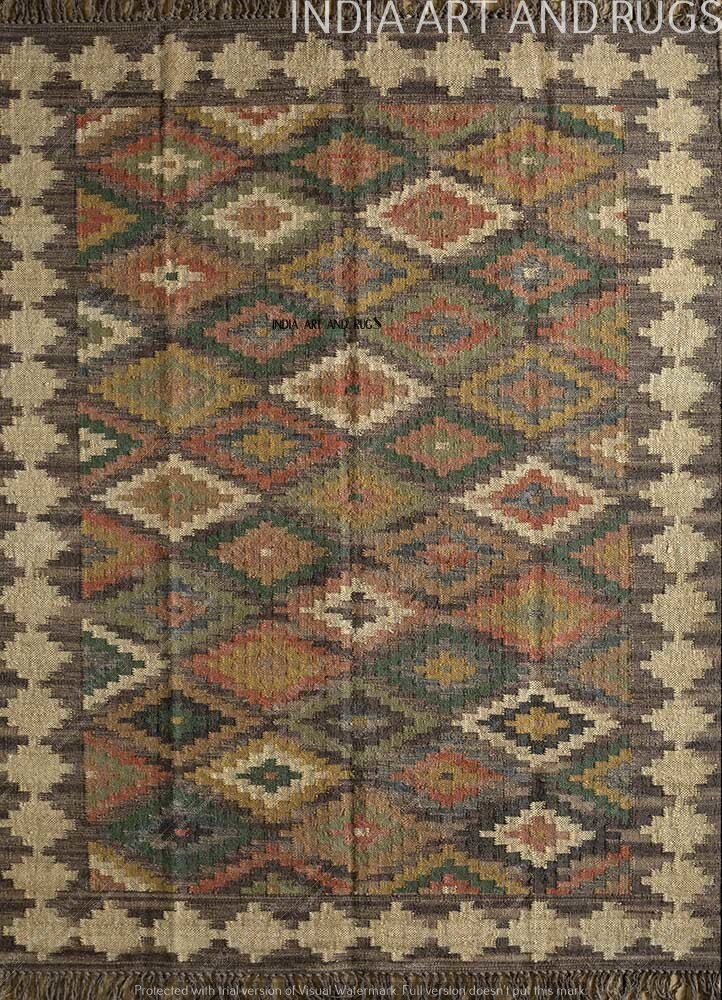 Kilim Rug Handwoven Wool and Jute Rug Handmade Kilim - Etsy