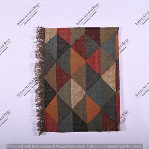 Handmade KILIM Rug Jute Rug Small Kilim Dhurrie Traditional - Etsy