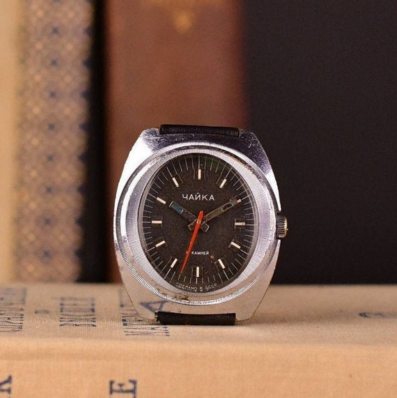 Vintage Soviet Chunky Watch, Retro Unisex Watch, Mech… - Gem