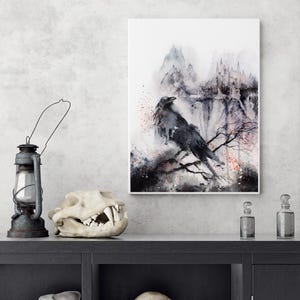 5 PRINTABLE Horror Gothic Postcard and Poster Set, Vol.3. Printable ...