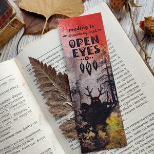 15 PRINTABLE Dark Fantasy Bookmarks, 5x15 Cm | Horror Art for Book ...