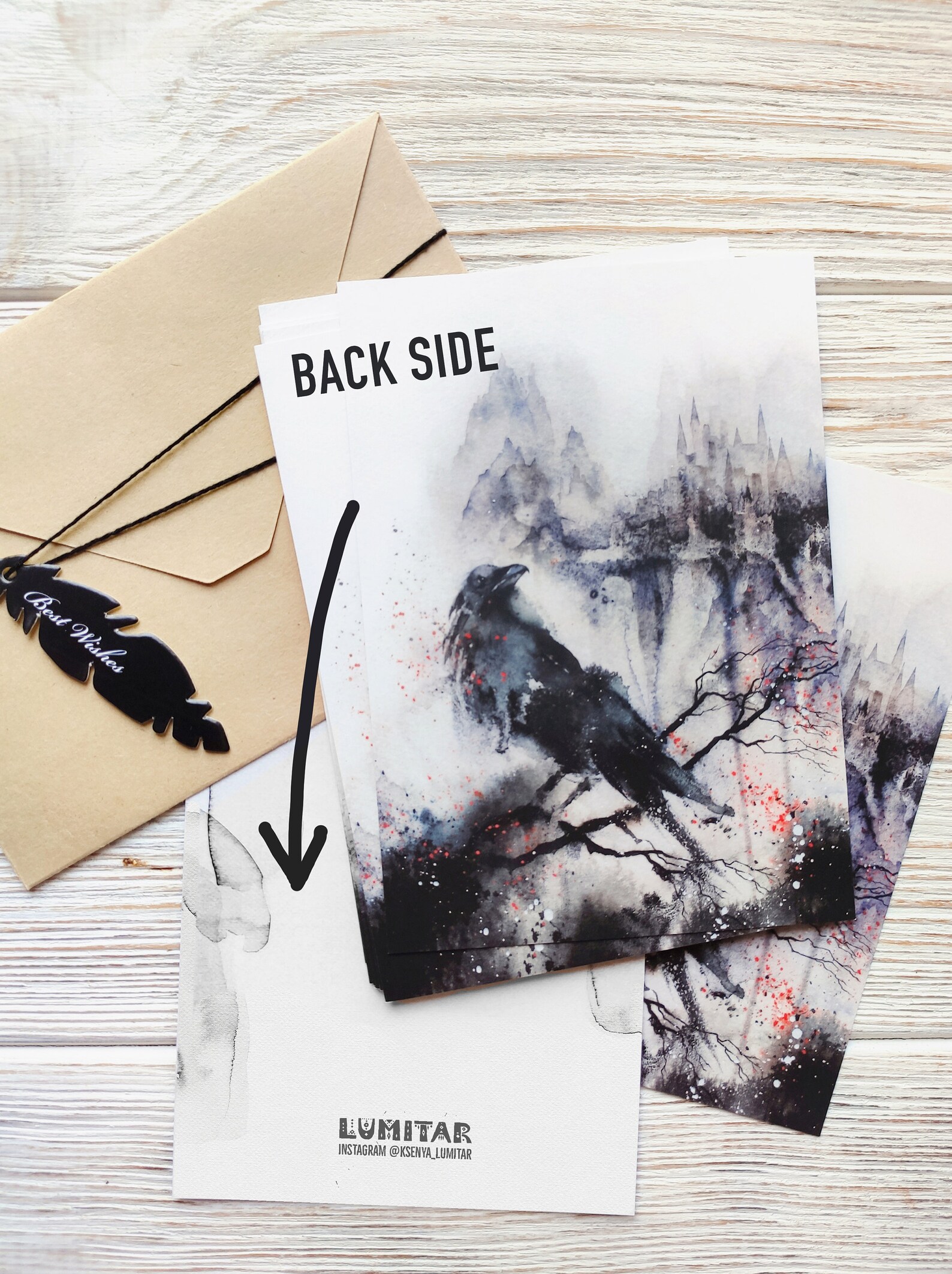 Sacred Forest A3 A4 ART PRINT. Fantasy Card / Wall Art. Dark - Etsy