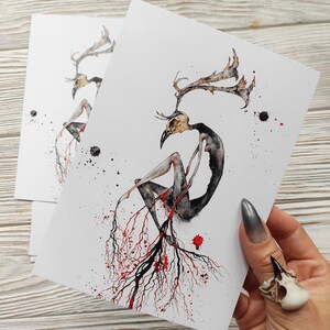 10 PRINTABLE Horror Gothic Postcard and Poster Set, Vol.2. Printable ...