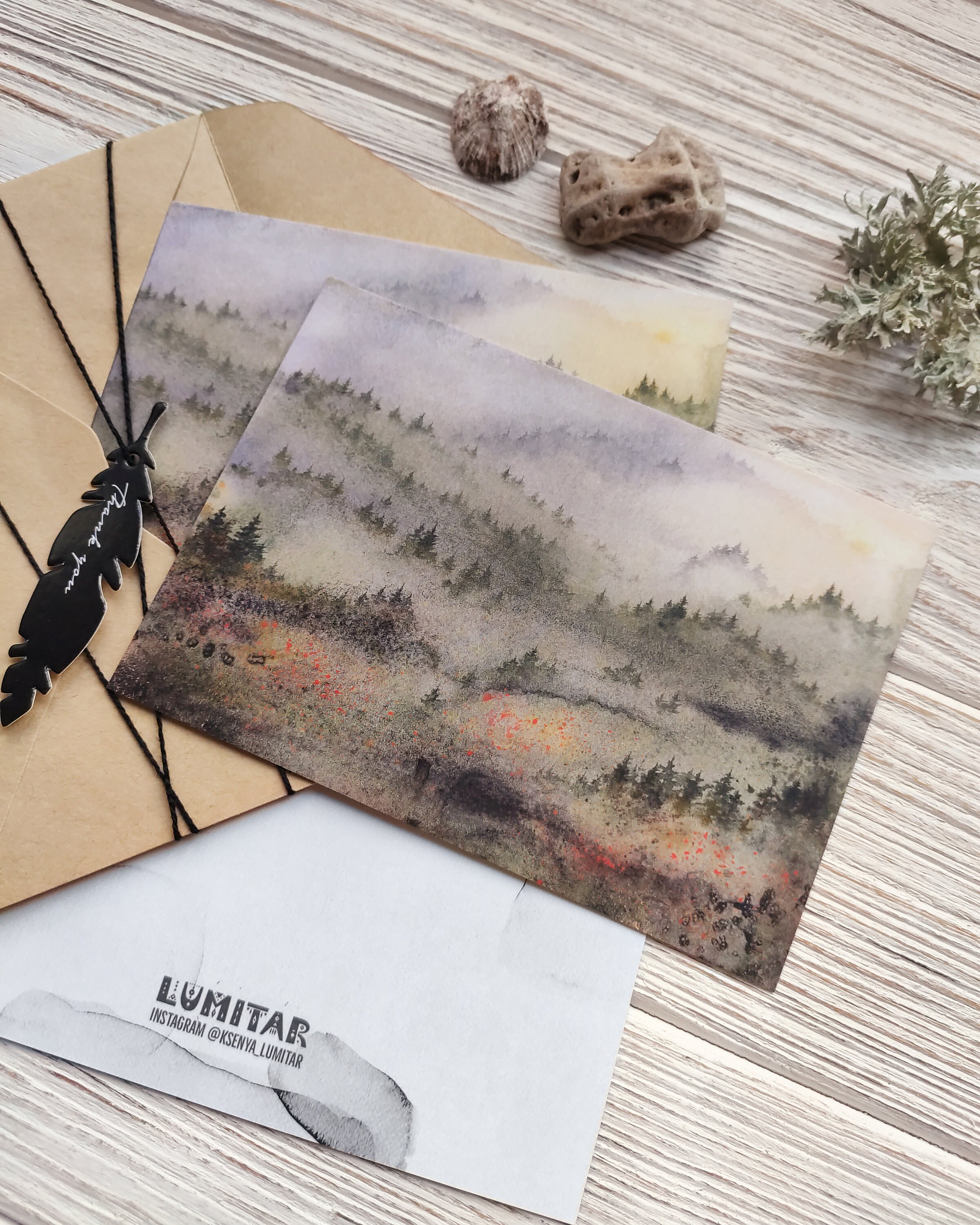 10 PRINTABLE Ethereal Forest Postcards and Poster Set | Printable ...