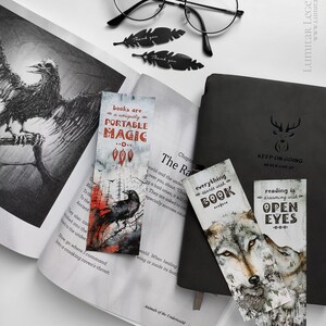 15 PRINTABLE Dark Fantasy Bookmarks, 5x15 Cm | Horror Art for Book ...