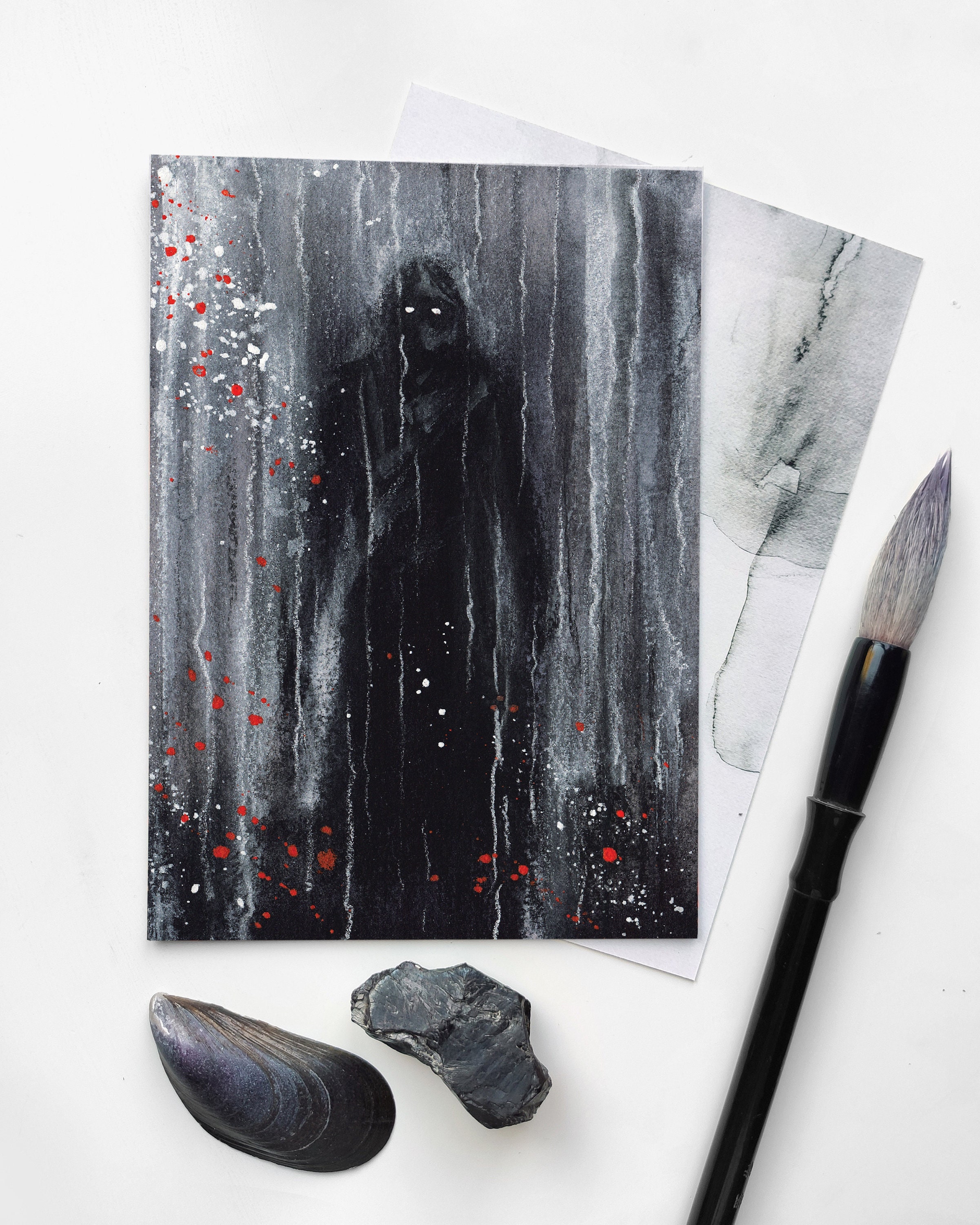 Creepy Watercolor Paintings
