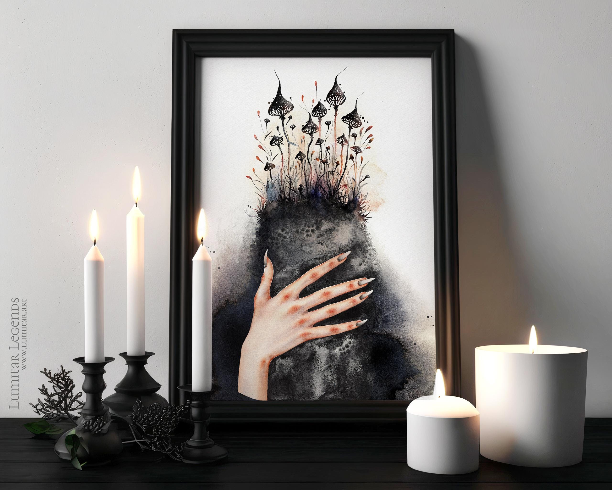 5 PRINTABLE Horror Gothic Postcard and Poster Set, Vol.3. Printable ...