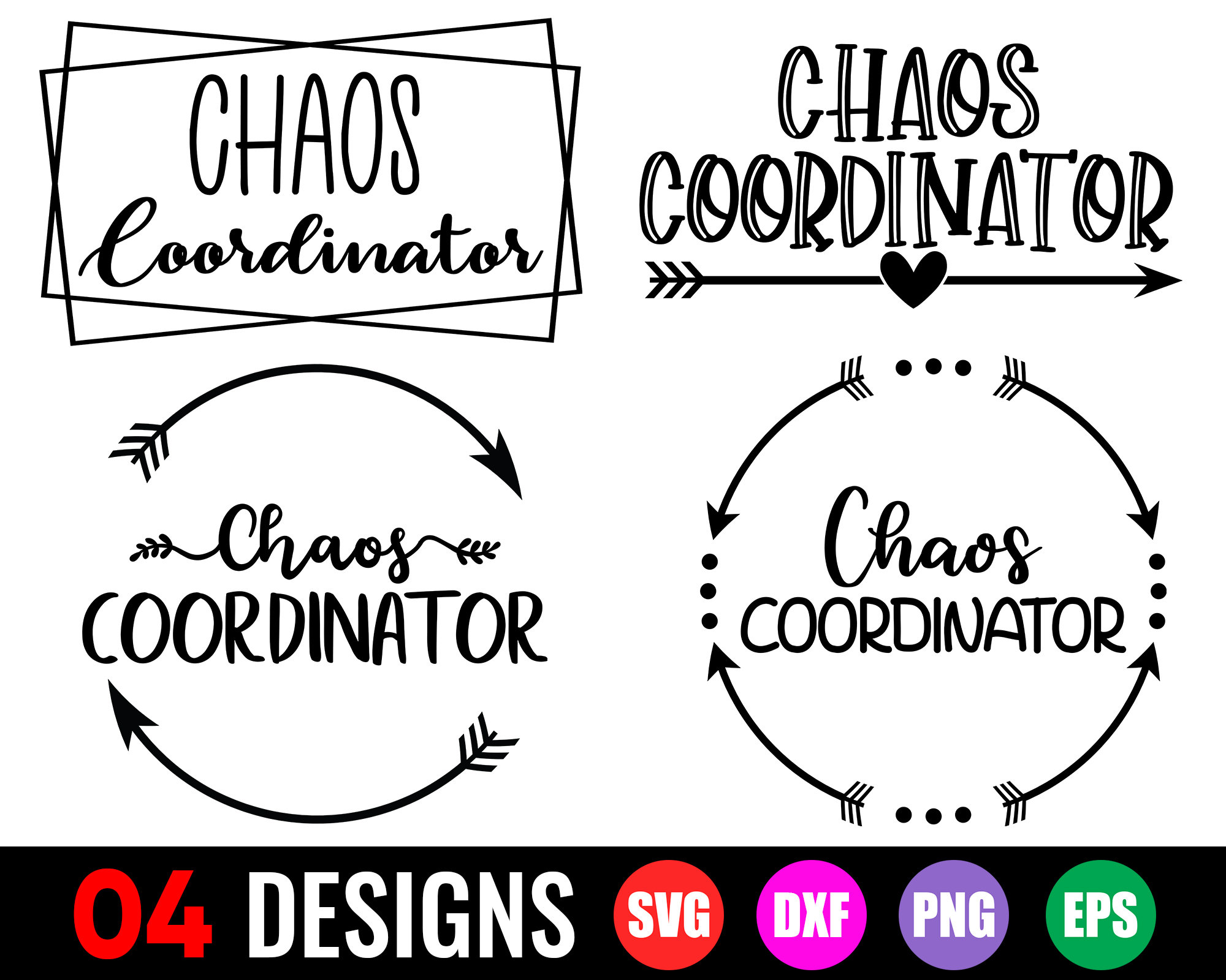 Party & Gifting Craft Supplies & Tools chaos coordinator svg funny svg ...