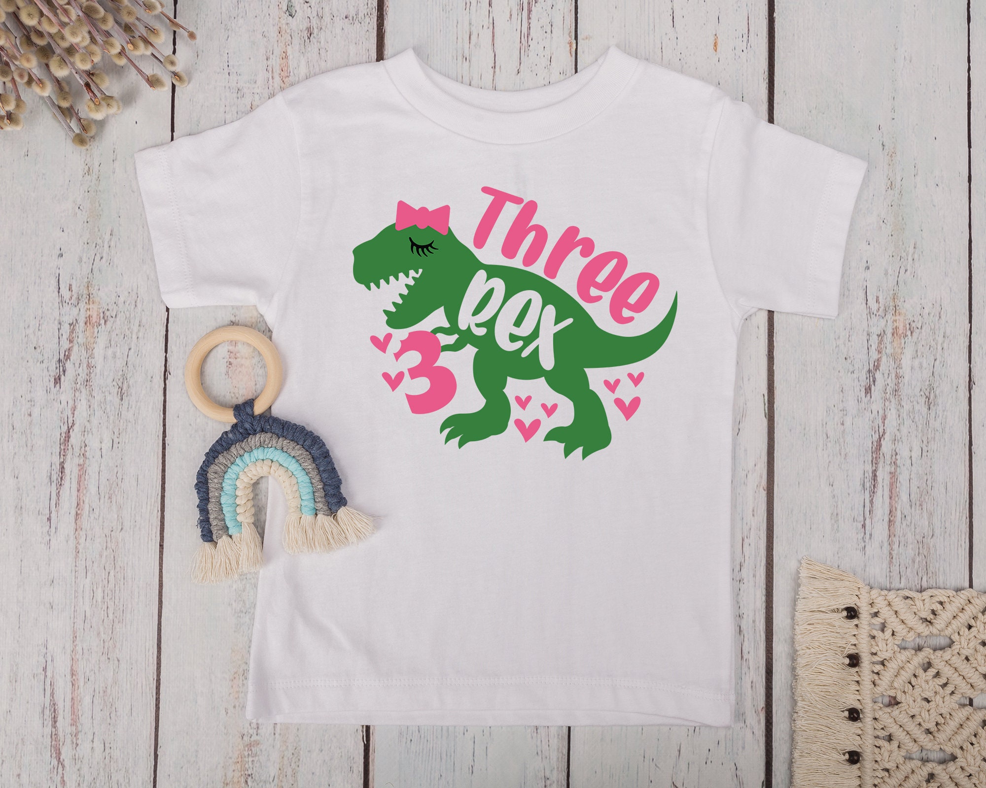 Buy 3 Rex Svg Three Rex Svg Birthday Svg Birthday Girl Svg Online in ...