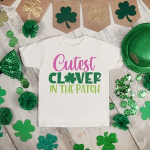 Cutest Clover in the Patch SVG St Patricks Day Svg Kids St - Etsy