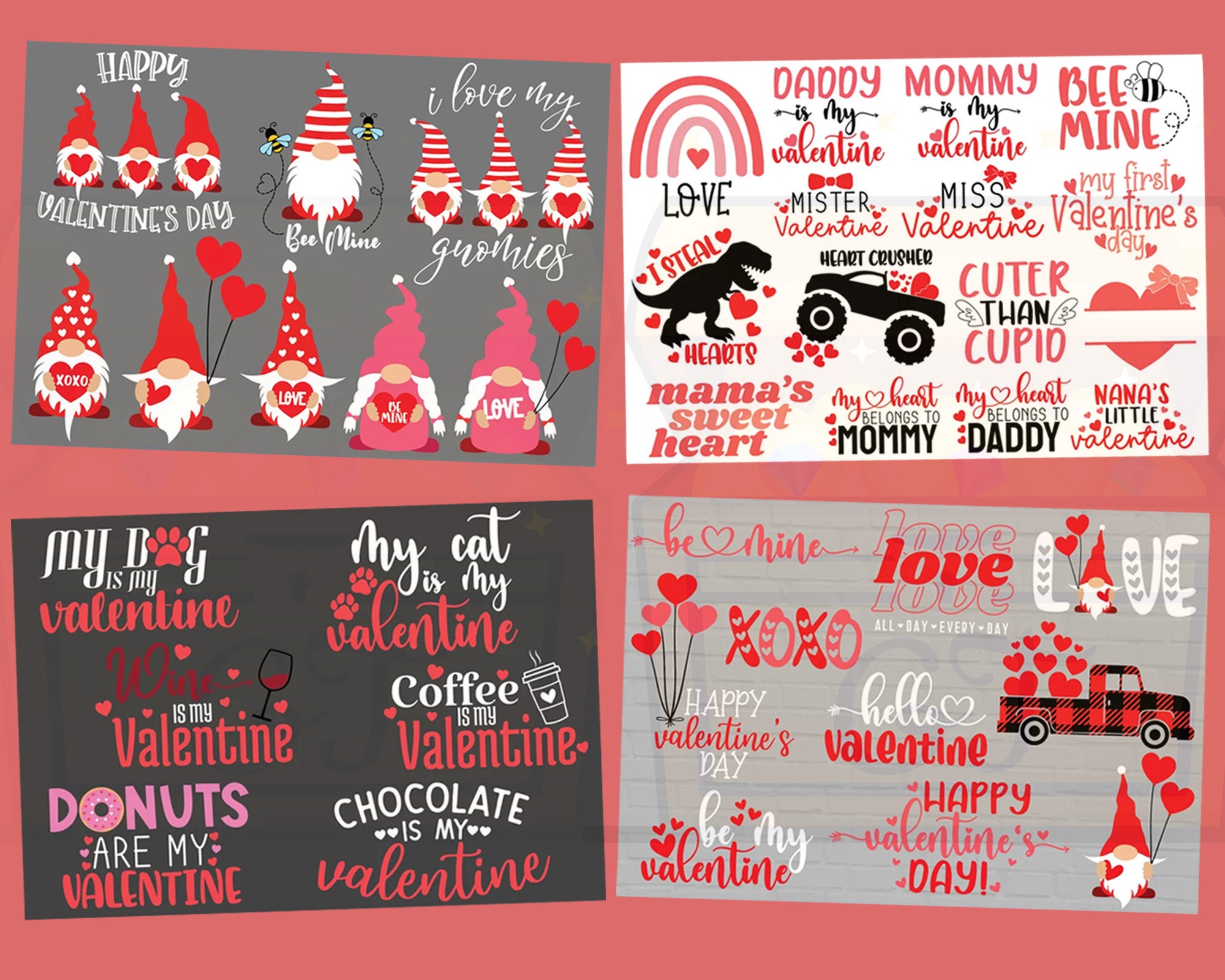 VALENTINE MEGA BUNDLE 130 Valentines Svg Bundle - Etsy
