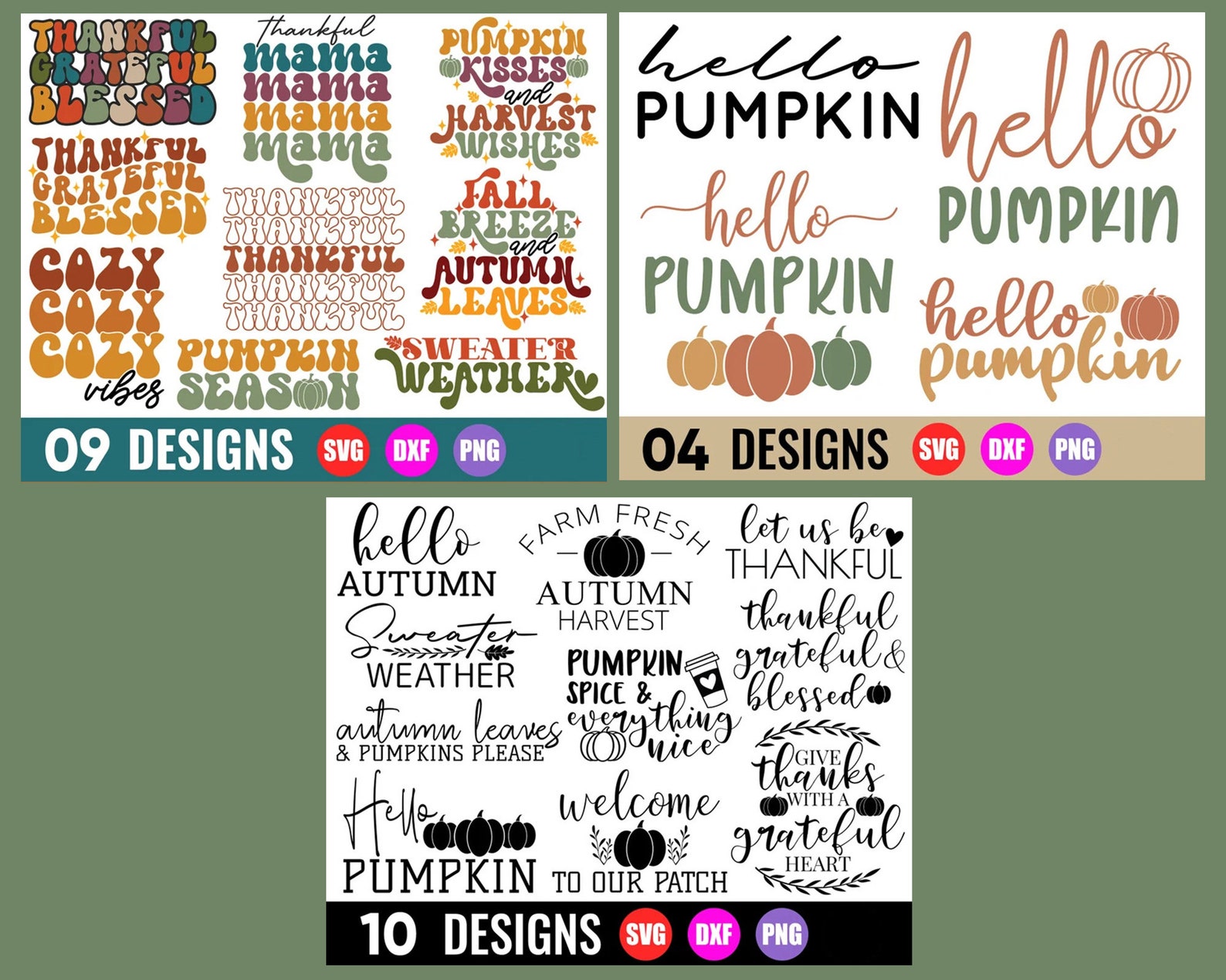 MEGA Fall Autumn SVG Bundle 100 Svg Designs Fall SVG - Etsy