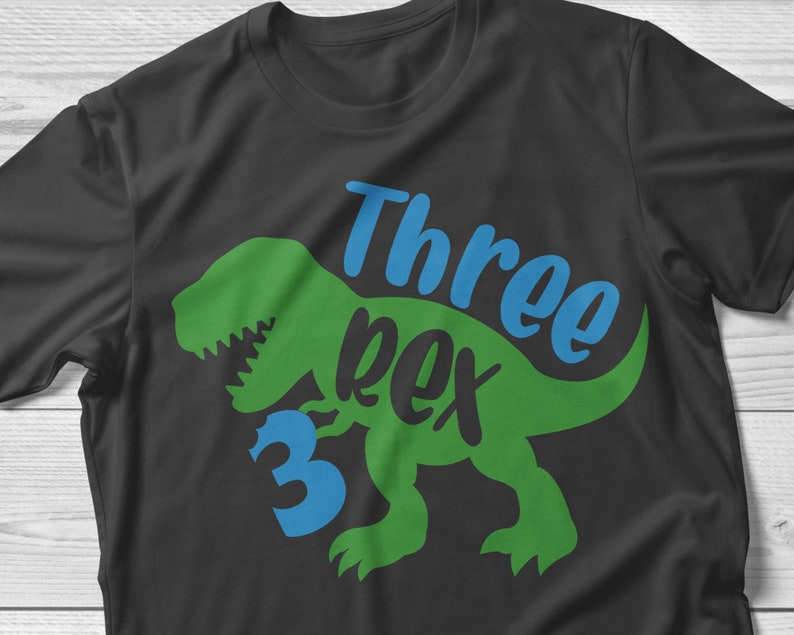 3 Rex Svg Three Rex Svg Birthday Svg 3rd Birthday Svg - Etsy