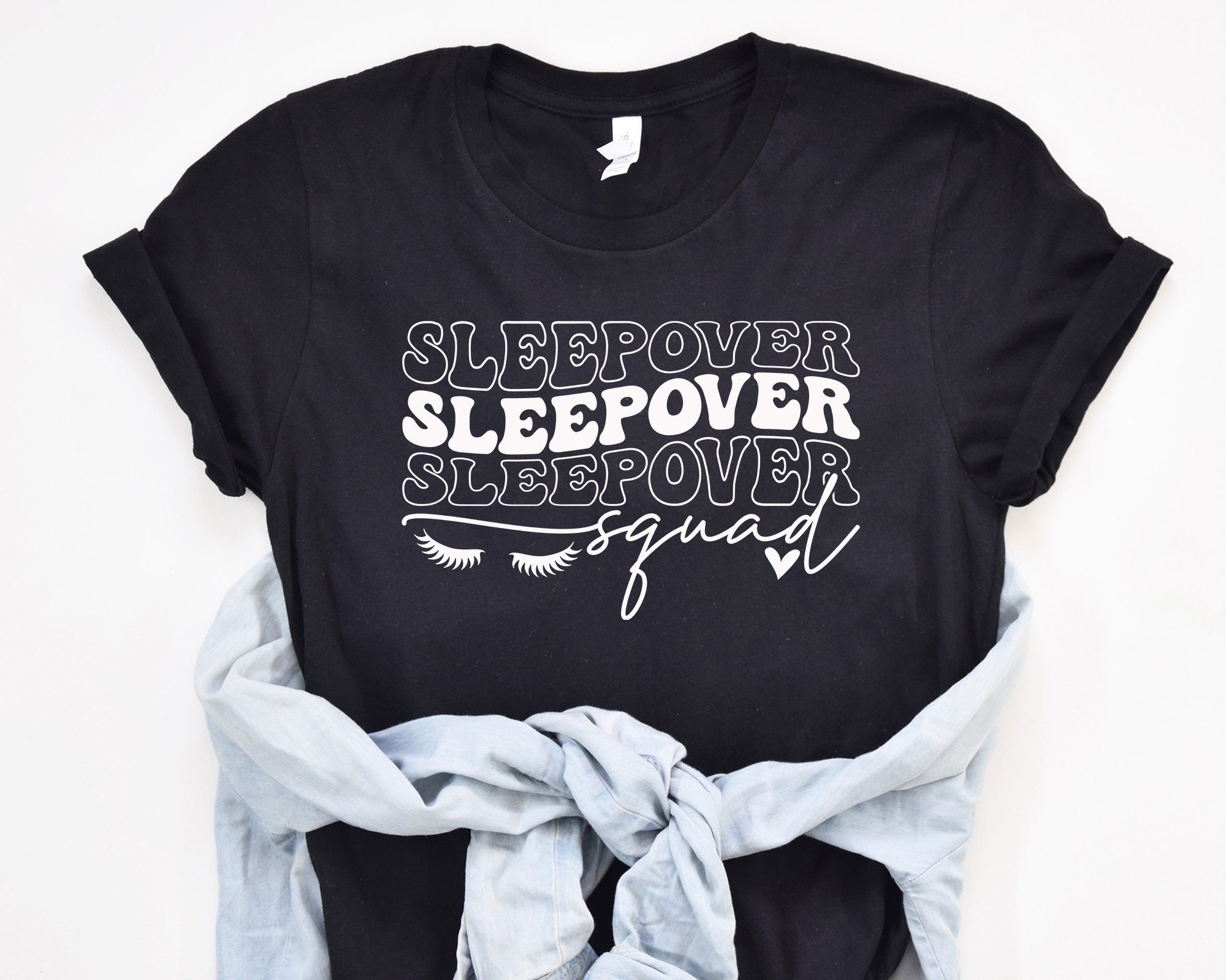 Sleepover Squad Svg Sleepover Svg Slumber Party Svg Etsy Uk