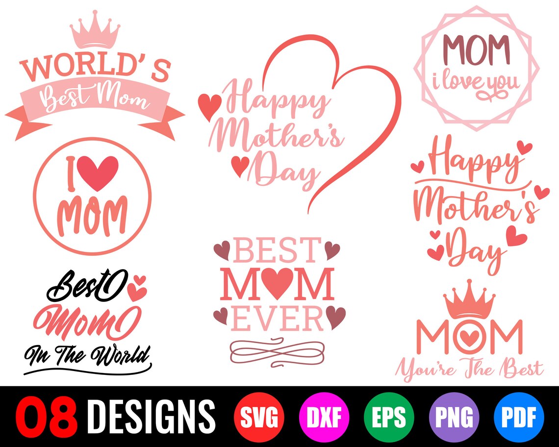 Mom SVG Mother Svg Mothers Day SVG Happy Mothers Day SVG | Etsy Canada
