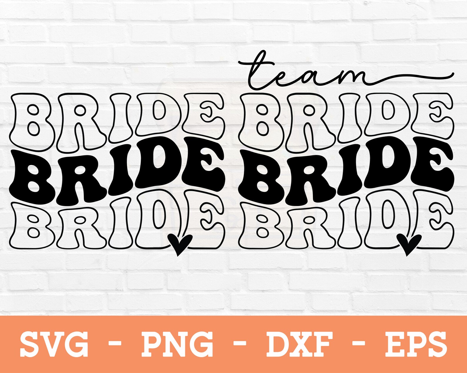 Bachelorette Party SVG Bride SVG Team Bride SVG Retro - Etsy