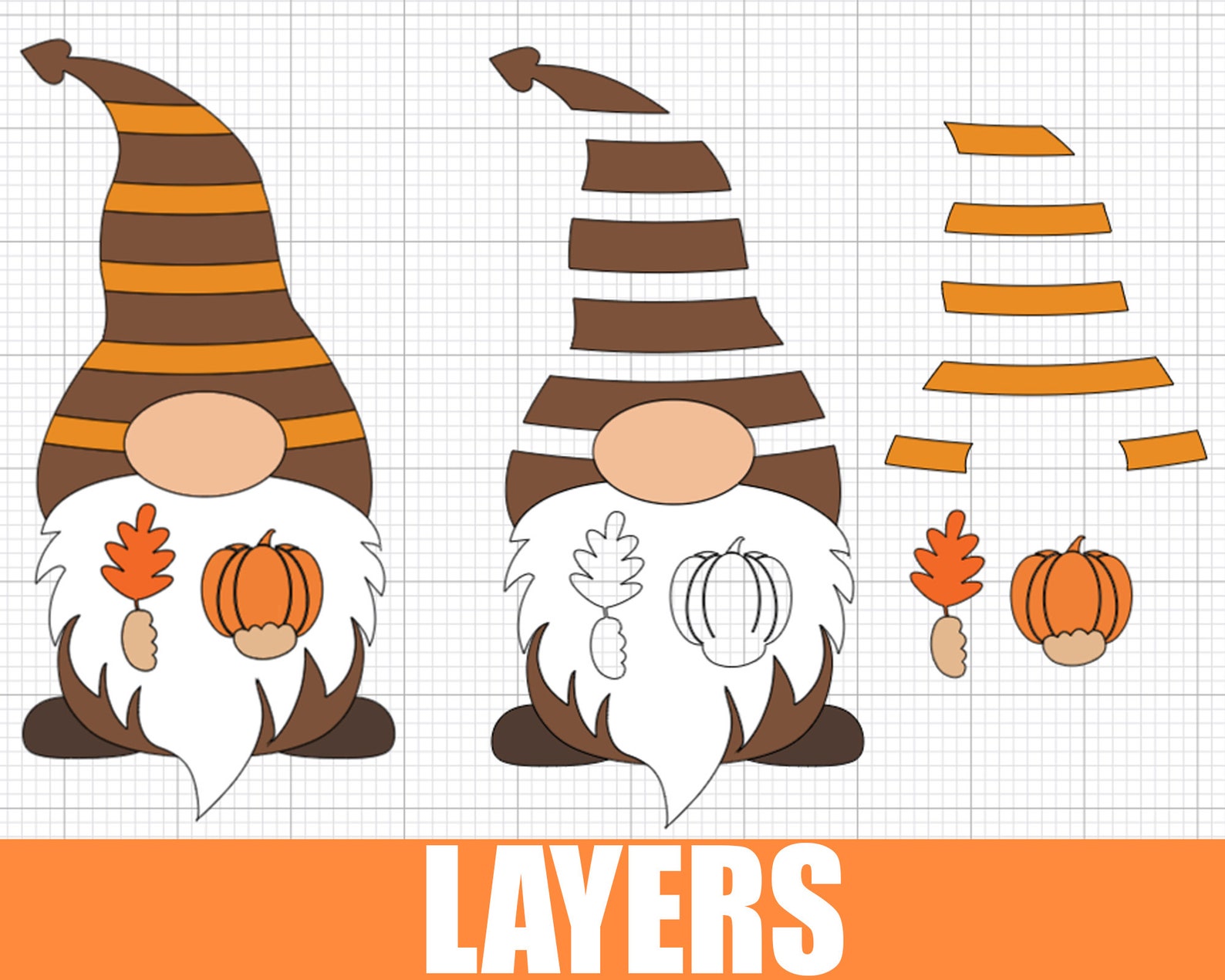 Fall Gnome SVG Autumn Gnome SVG Fall SVG Autumn Svg - Etsy