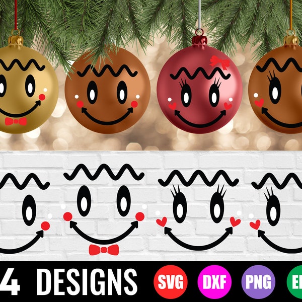 Gingerbread Face - Etsy
