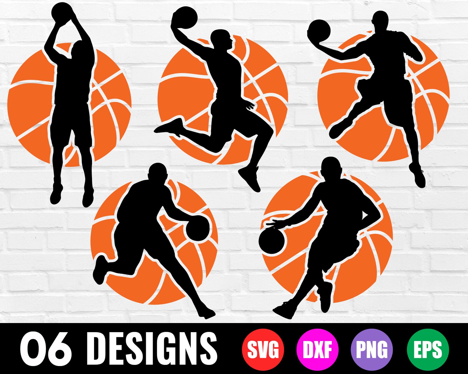 Basketball Player SVG Basketball SVG Basketball Clipart - Etsy