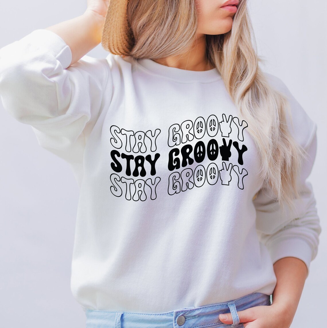Stay Groovy Svg Wavy Letters Svg Retro Hippie Svg Retro - Etsy