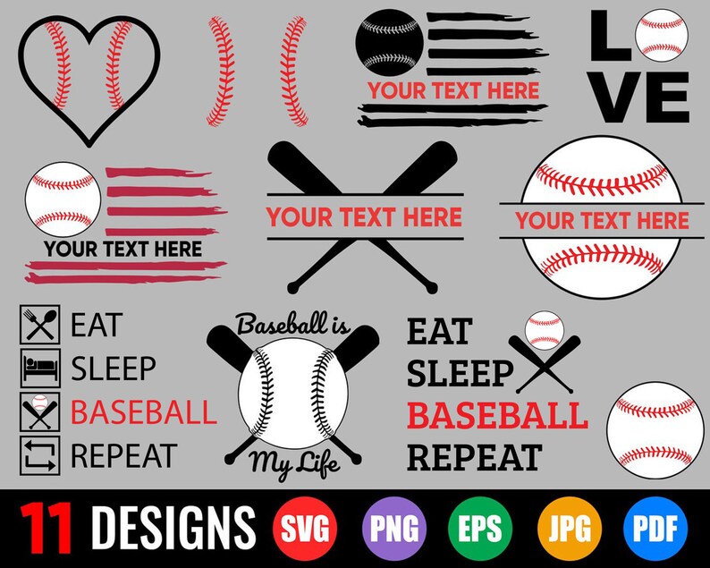 Baseball SVG Softball SVG Sports SVG Softball Heart Svg | Etsy