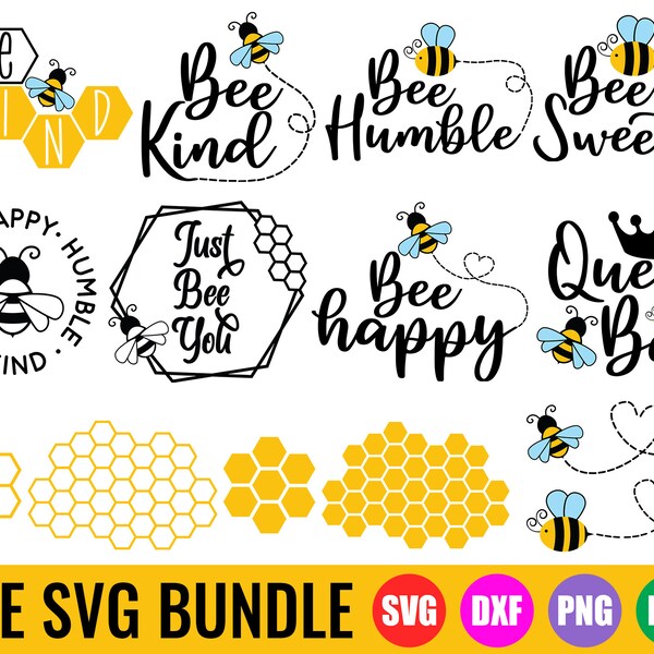 Bee Kind Svg - Etsy
