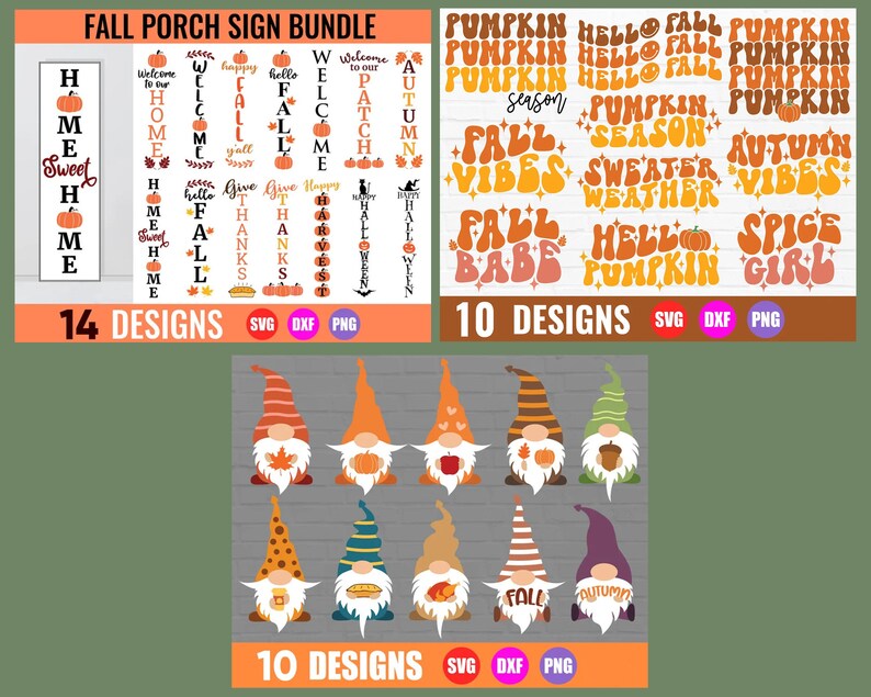 MEGA Fall Autumn SVG Bundle 100 Svg Designs Fall SVG - Etsy