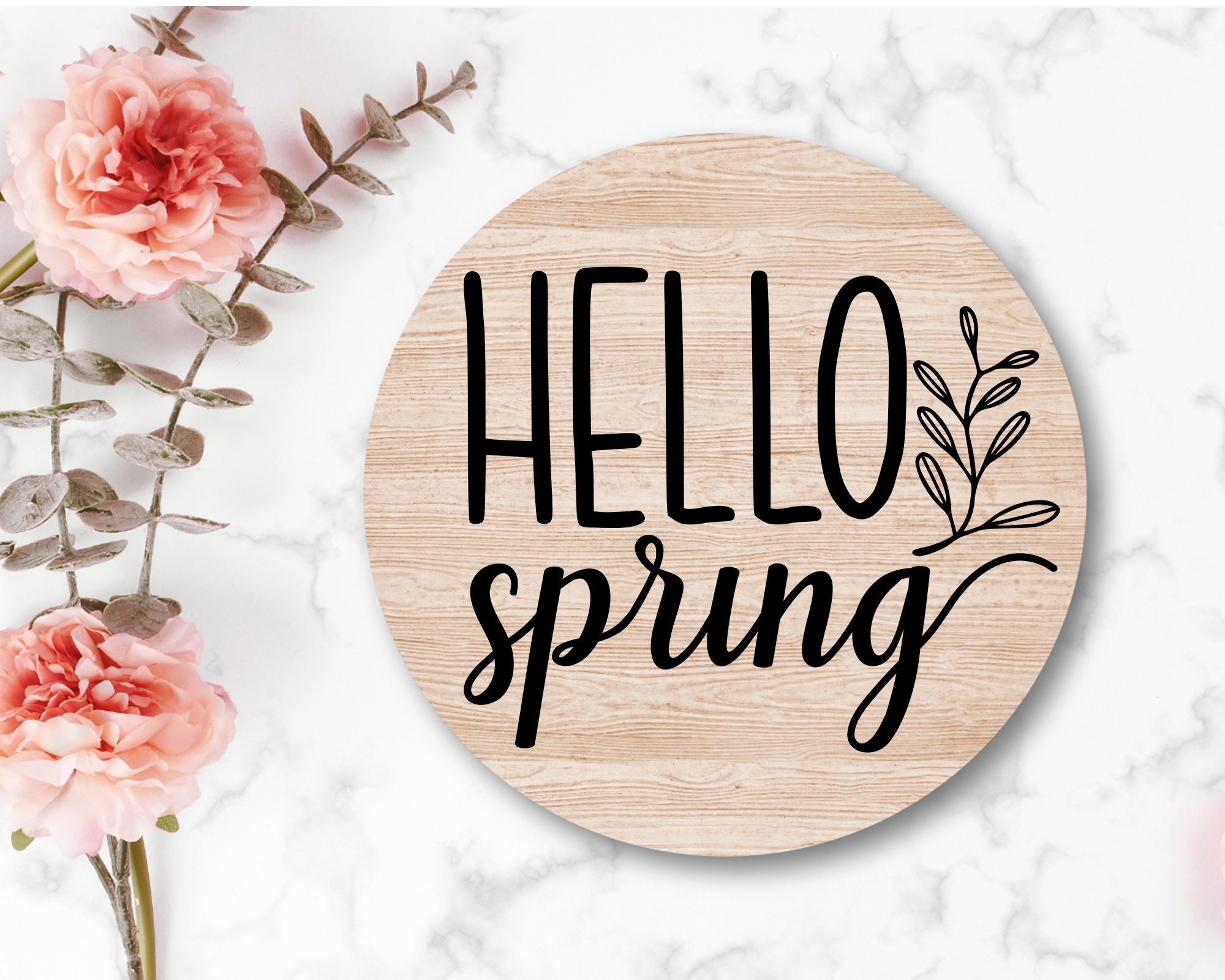 Spring Svg Bundle Hello Spring Svg Easter Svg Welcome - Etsy
