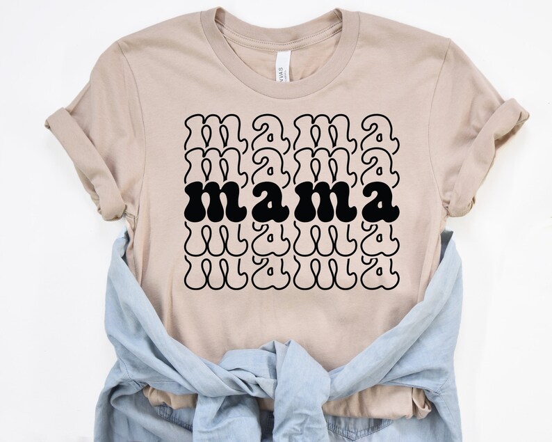 Retro Mama Svg Bundle Retro Mom Svg Stacked Mama Svg Etsy