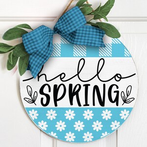 Easter Round Sign SVG Bundle Spring Round Sign SVG, Easter Sign SVG ...