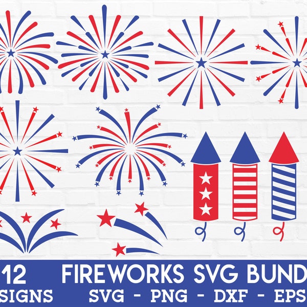 Fireworks Clipart - Etsy
