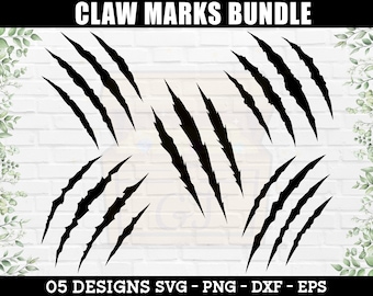 Claw Marks SVG Claw Scratches Svg Tiger Scratch Svg Animal - Etsy