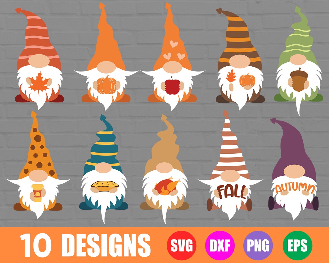 Fall Gnome SVG Autumn Gnome SVG Fall SVG Autumn Svg - Etsy