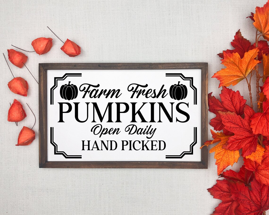 Fall Sign SVG Bundle Rustic Fall Svg Farmhouse Sign Svg - Etsy