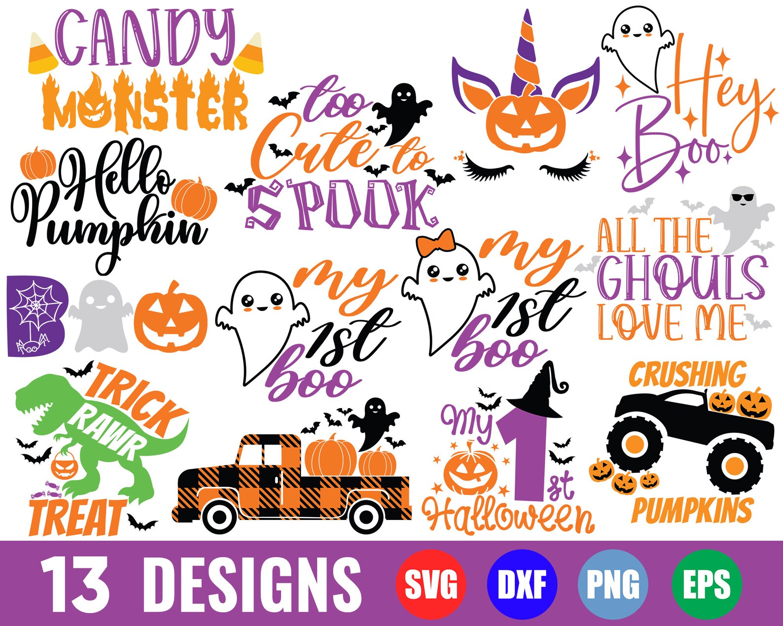 Kids Halloween SVG Bundle Halloween Svg Halloween Kids Svg - Etsy