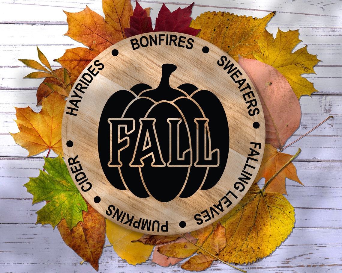Fall Sign SVG Bundle Rustic Fall Svg Farmhouse Sign Svg - Etsy