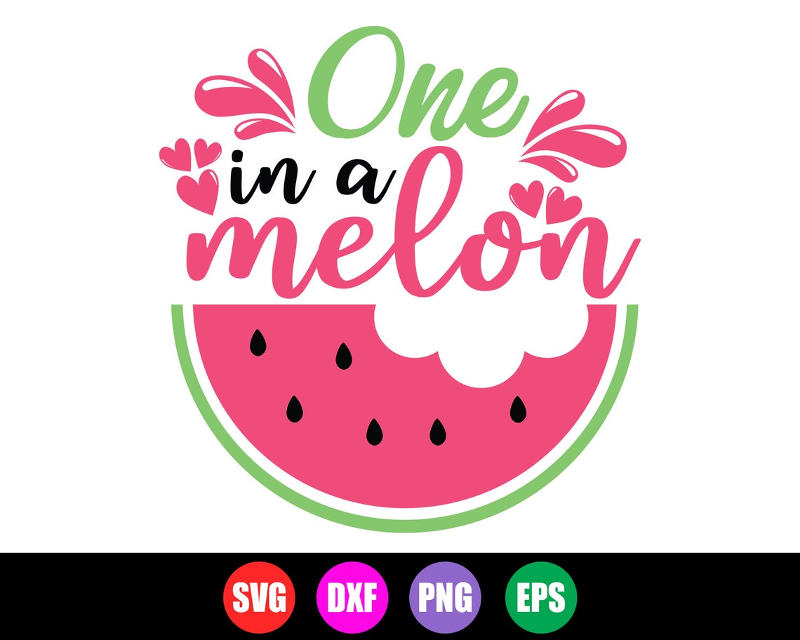 One in a Melon SVG One in a Melon Family SVG 1st Birthday - Etsy One in a Melon SVG One in a Melon Family SVG 1st Birthday - Etsy