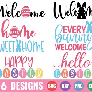 Easter Sign Svg Bundle Easter Round Sign Svg Easter Svg - Etsy