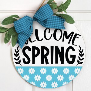 Easter Round Sign SVG Bundle Spring Round Sign SVG, Easter Sign SVG ...