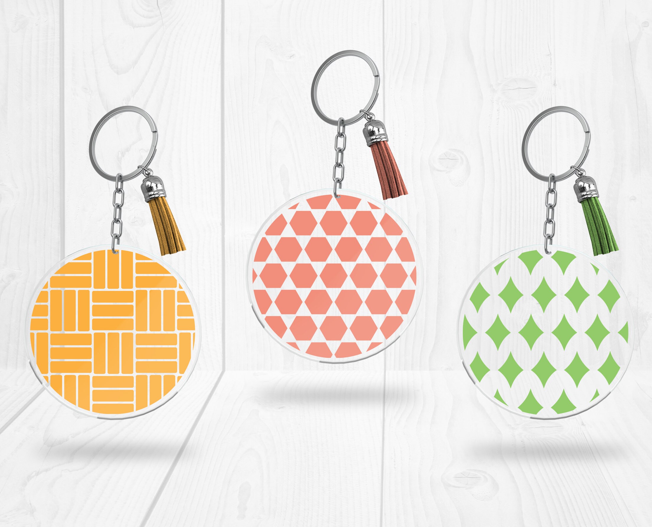 Keychain Patterns SVG Round Patterns SVG Circle Patterns - Etsy