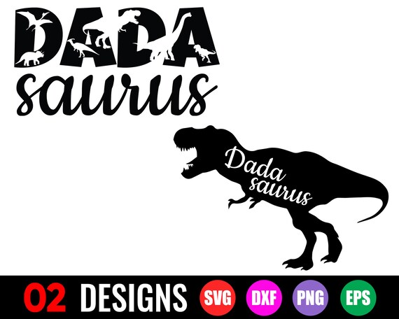 Dadasaurus SVG Dinosaurier Familie SVG Dinosaurier SVG | Etsy