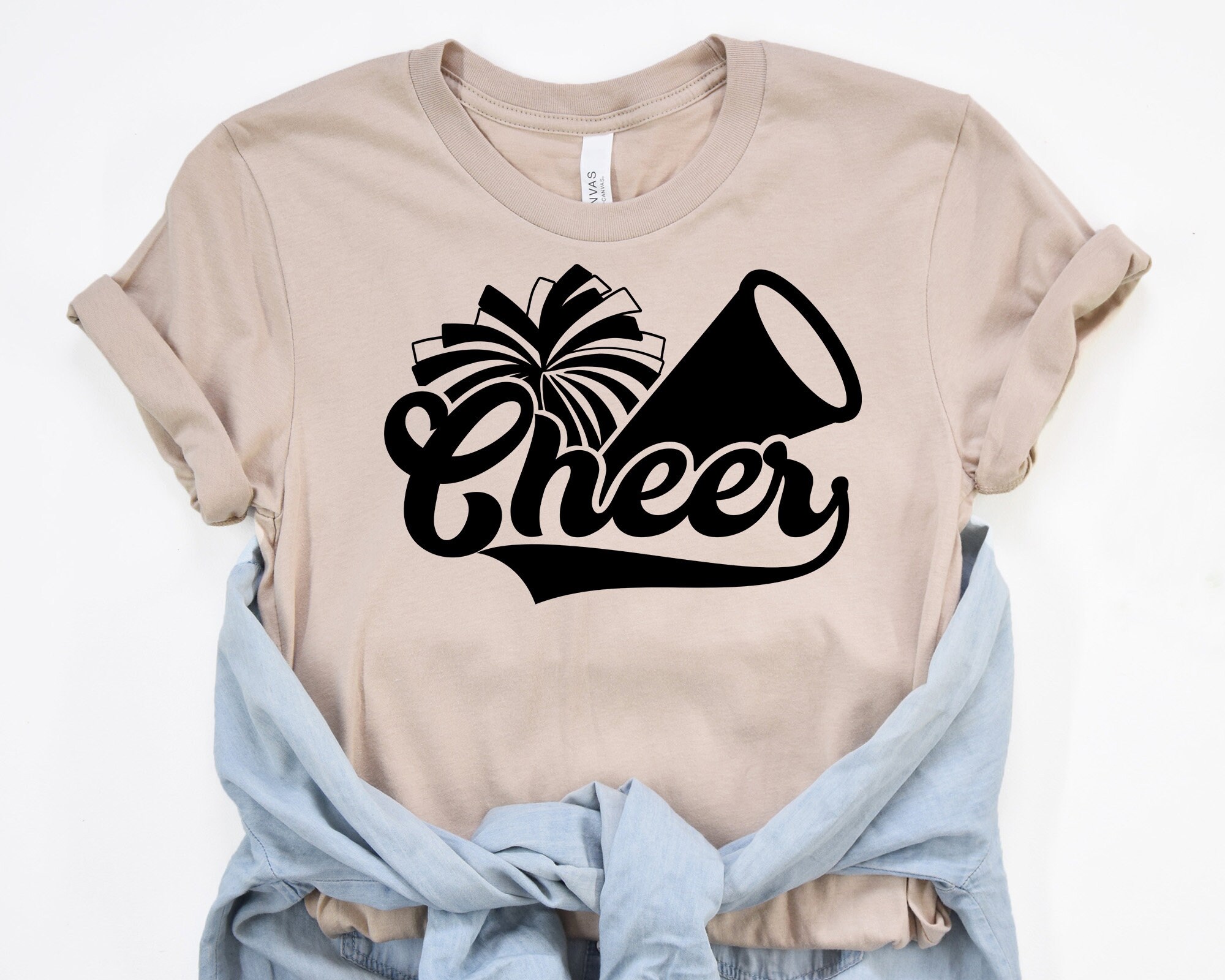 Cheer SVG Bundle Cheer Mom SVG Cheerleader SVG Megaphone - Etsy