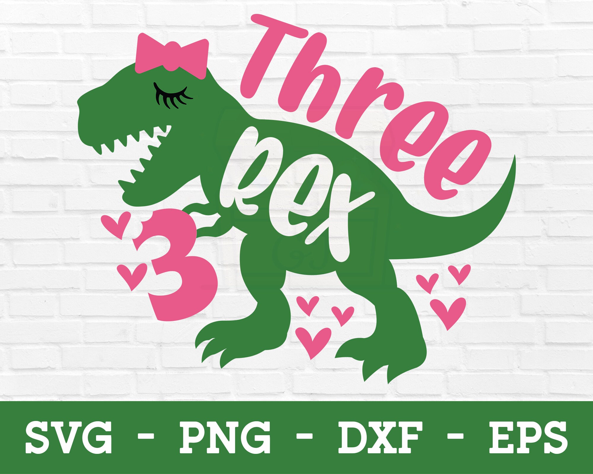 Buy 3 Rex Svg Three Rex Svg Birthday Svg Birthday Girl Svg Online in ...