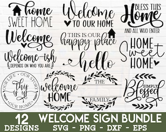 Home Sweet Home Svg Home Svg Welcome Home Svg - Etsy