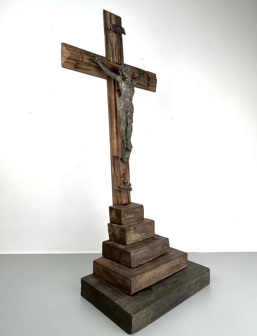 Old Large Wooden Crucifix - Etsy