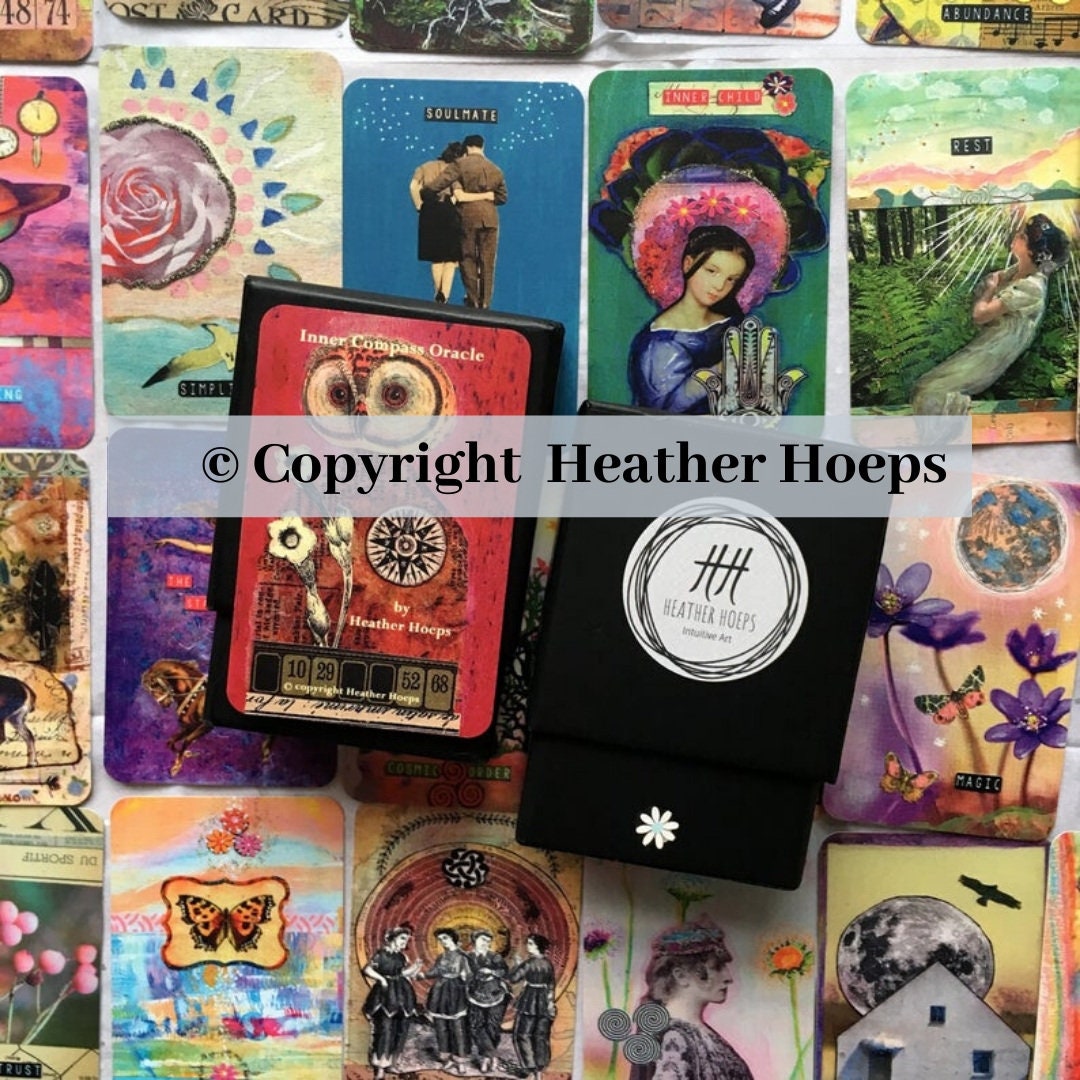 Inner Compass Oracle Mini 50 Card Oracle Deck to Follow Your - Etsy Norway